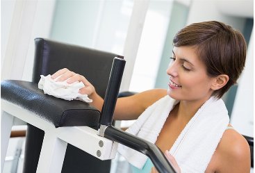 Hygiene regulations in the gym