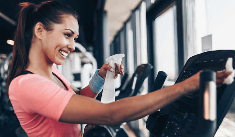 Clean thing - these are the hygiene products you need for the gym
